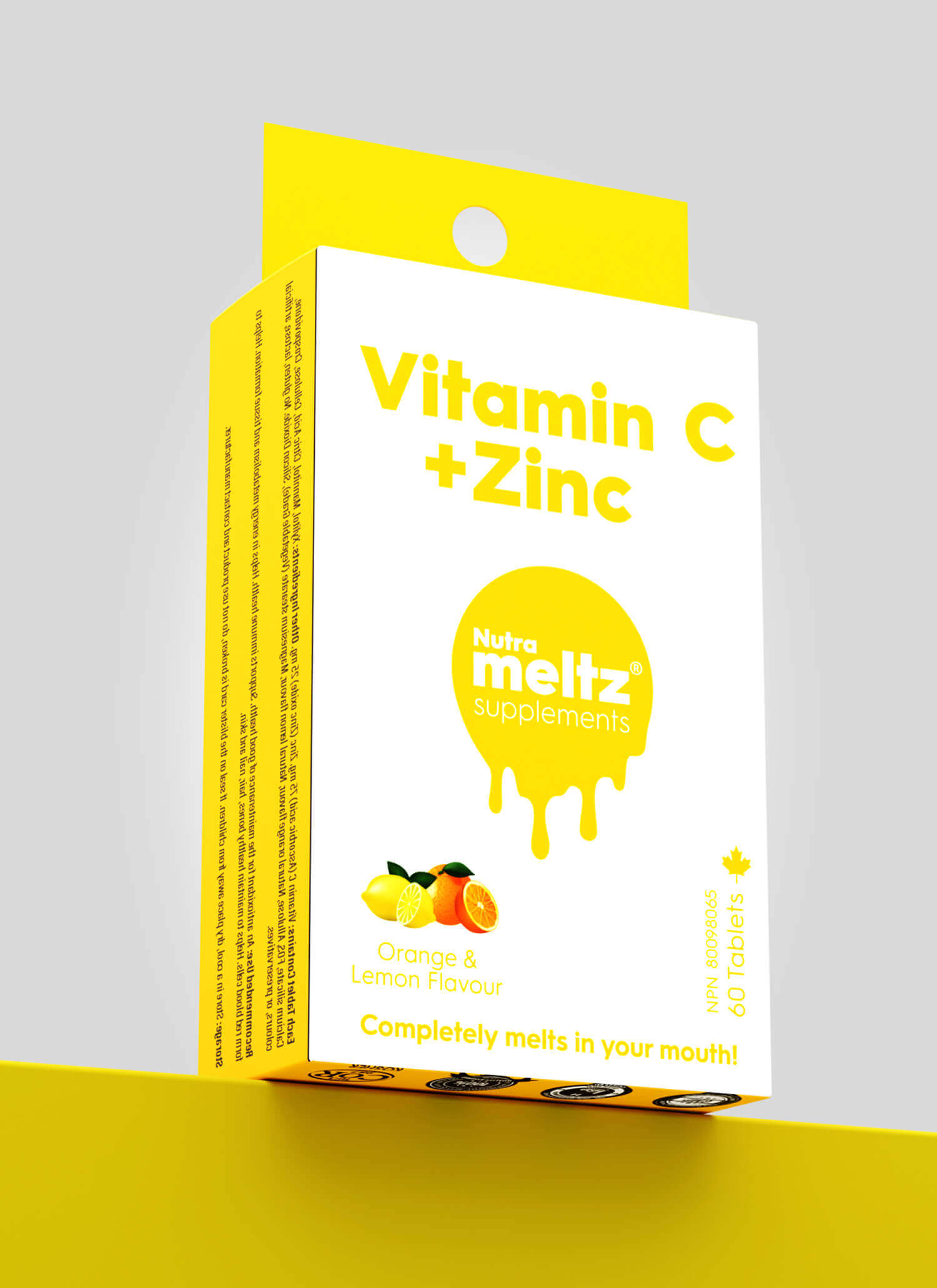 Vitamin C + Zinc - Boosts Immune Health - Quick Dissolving Tablets
